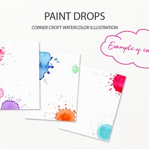 Watercolor Paint Drop Effect Digital Download Png, Svg and EPS - Etsy UK
