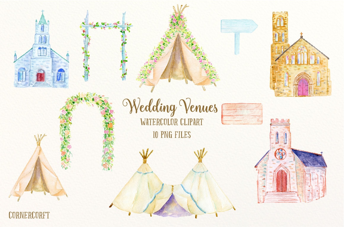 Wedding Church Clip Art