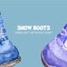 Snow Boots Clipart Watercolor Winter Boots Illustration Digital ...
