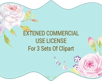 Extended License for Commercial Use of ALL CLIPART SETS Extended Use of ...