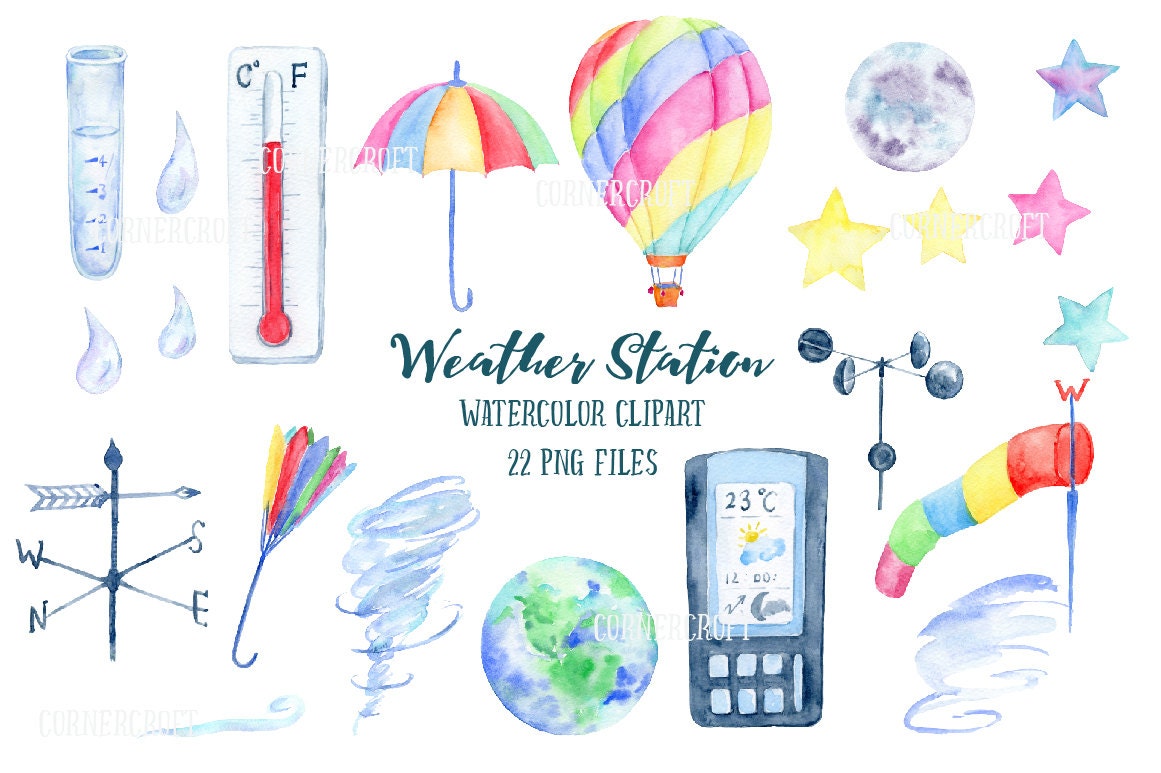 Weather Balloon Clip Art