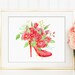 Watercolor Clipart Roses Are Red Red Rose Wild Rose High - Etsy UK