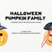 Halloween Pumpkin Family Clipart of Funny Carved Pumpkins for Creating ...
