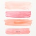 Watercolor Brush Strokes Peach and Pink - Large Peach and Pink ...