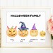 Halloween Pumpkin Family Clipart of Funny Carved Pumpkins for Creating ...