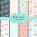 Hand Painted Watercolor Nature Background "spring" Digital Background ...