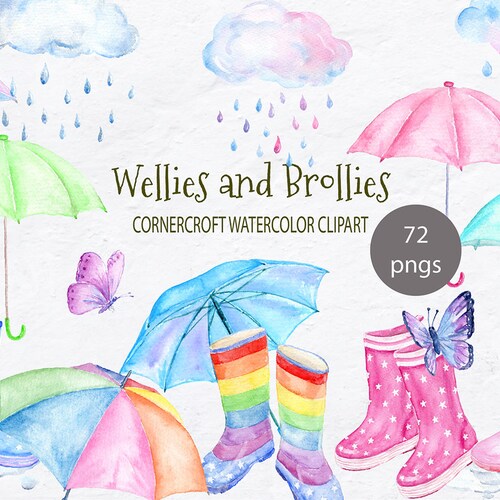 Polka Dot Rain Boots Watercolor Polka Dot Wellington Boots - Etsy Israel