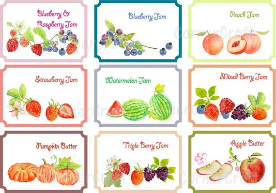 Jam Labels Clipart Free