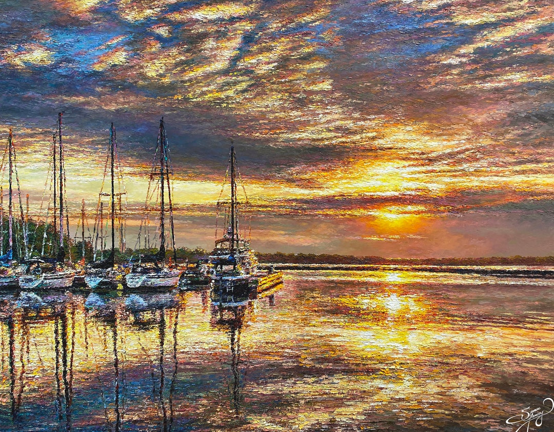 Sailboat Print- Vessels of Freedom- Boat Prints- Print of Original ...