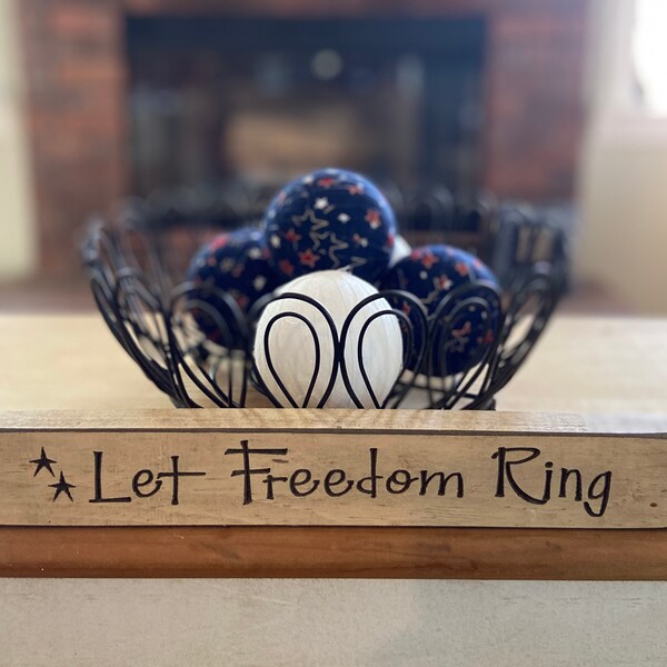 Patriotic Rag Balls - Etsy