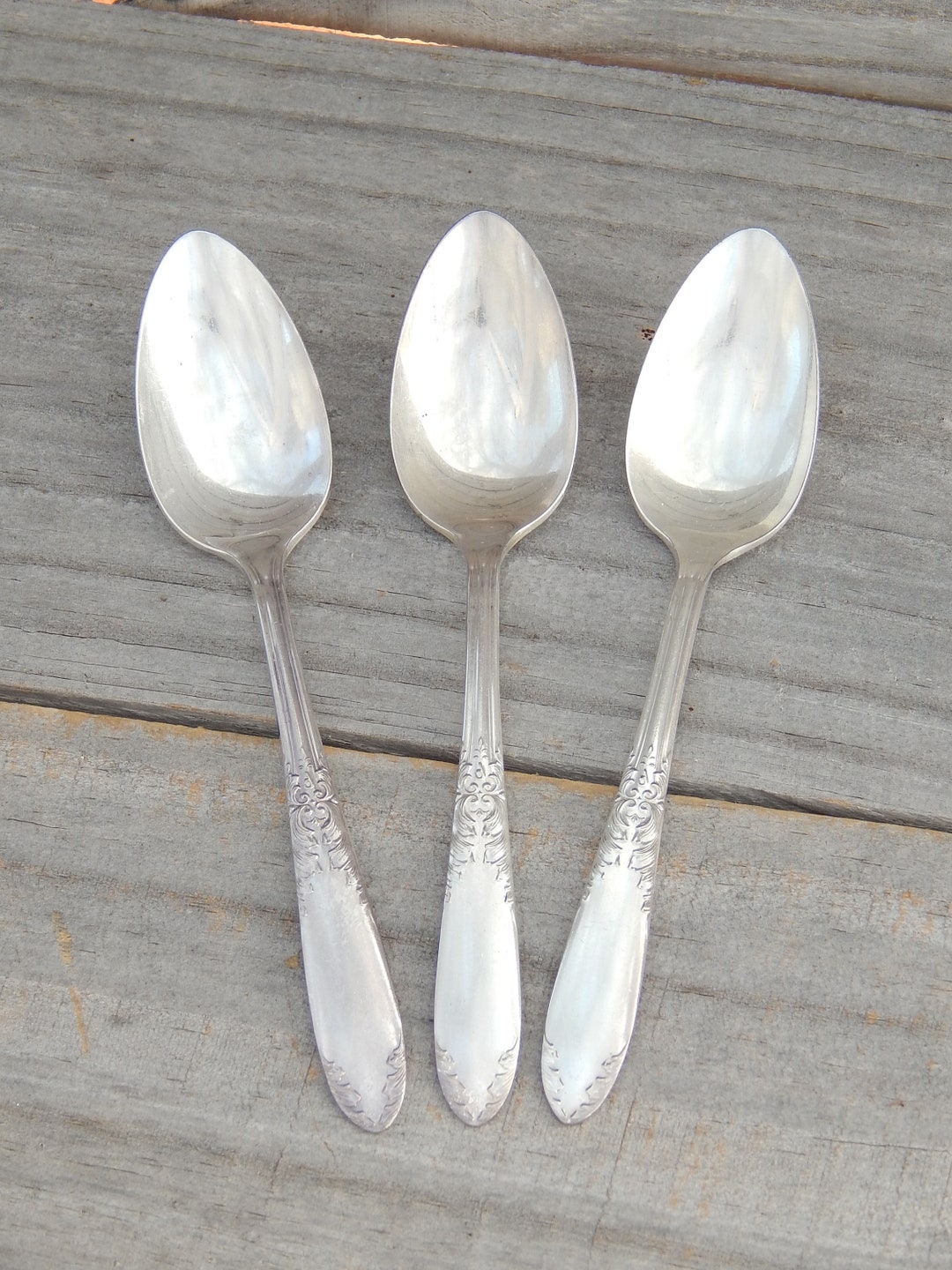 Vintage "king Edward" National Silver Co Silverplate Teaspoon Set, Lot ...
