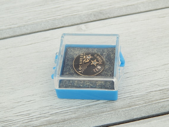 Vintage Lockheed 10k Gold & Genuine Gemstone 10 Year … - Gem