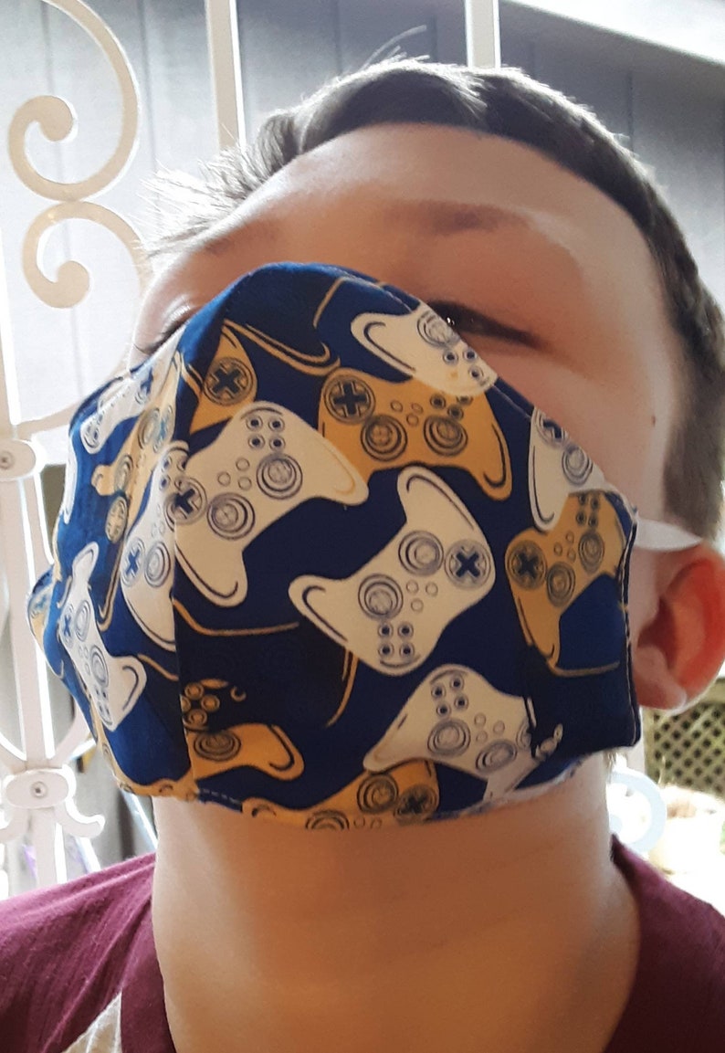 Video Games Face Mask Gamer Face Mask Washable Fabric Face | Etsy