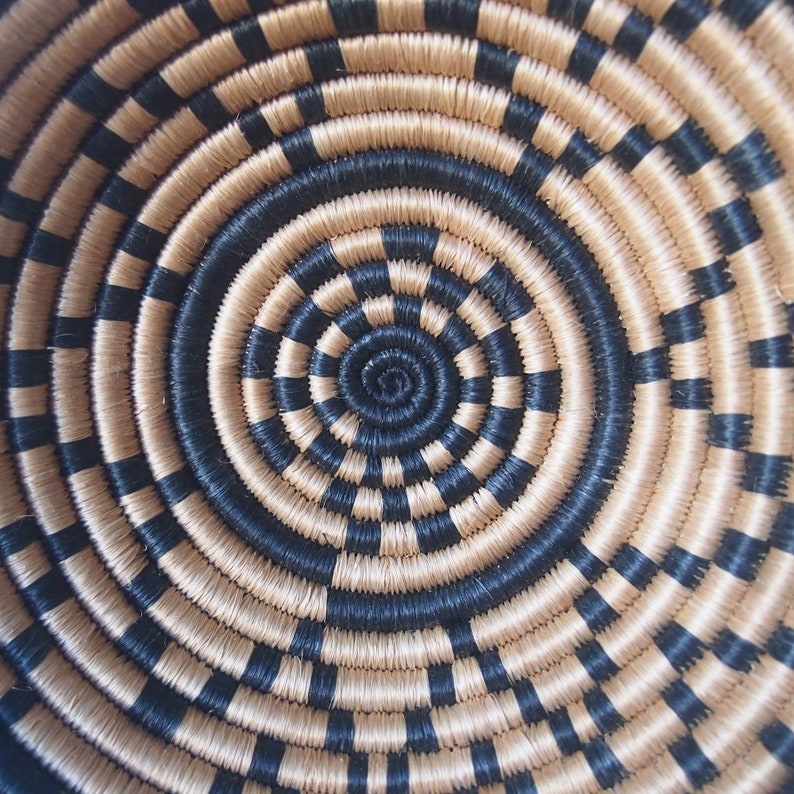 Small African Basket Kitale // Rwanda Basket // Sisal & - Etsy