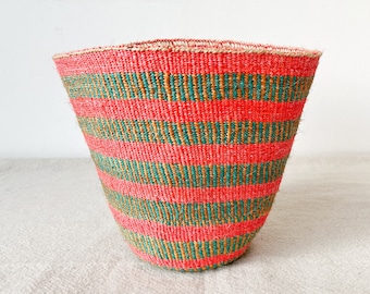 African Storage Plant Basket // Kenya Kiondo Basket // Woven Sisal ...
