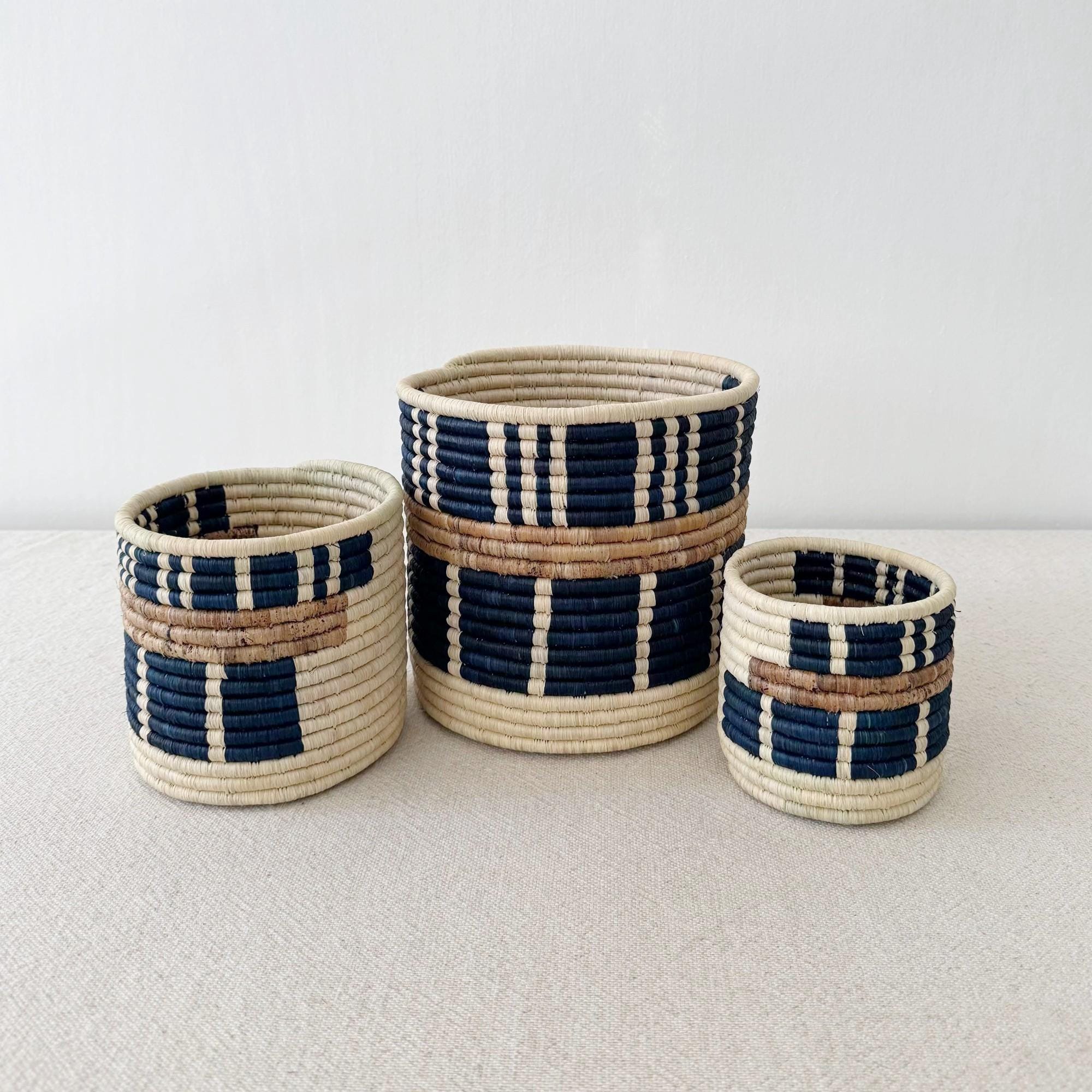 African Storage Plant Basket: Bamba // Rwanda Kiondo Basket // Sisal ...