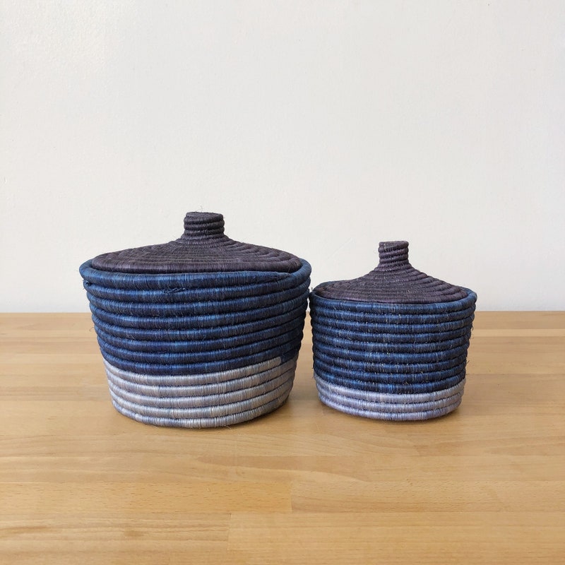 Small Basket With Lid - Etsy