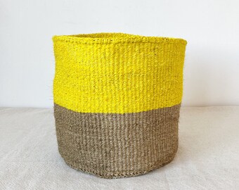 African Storage Plant Basket // Kenya Kiondo Basket // Woven Sisal ...