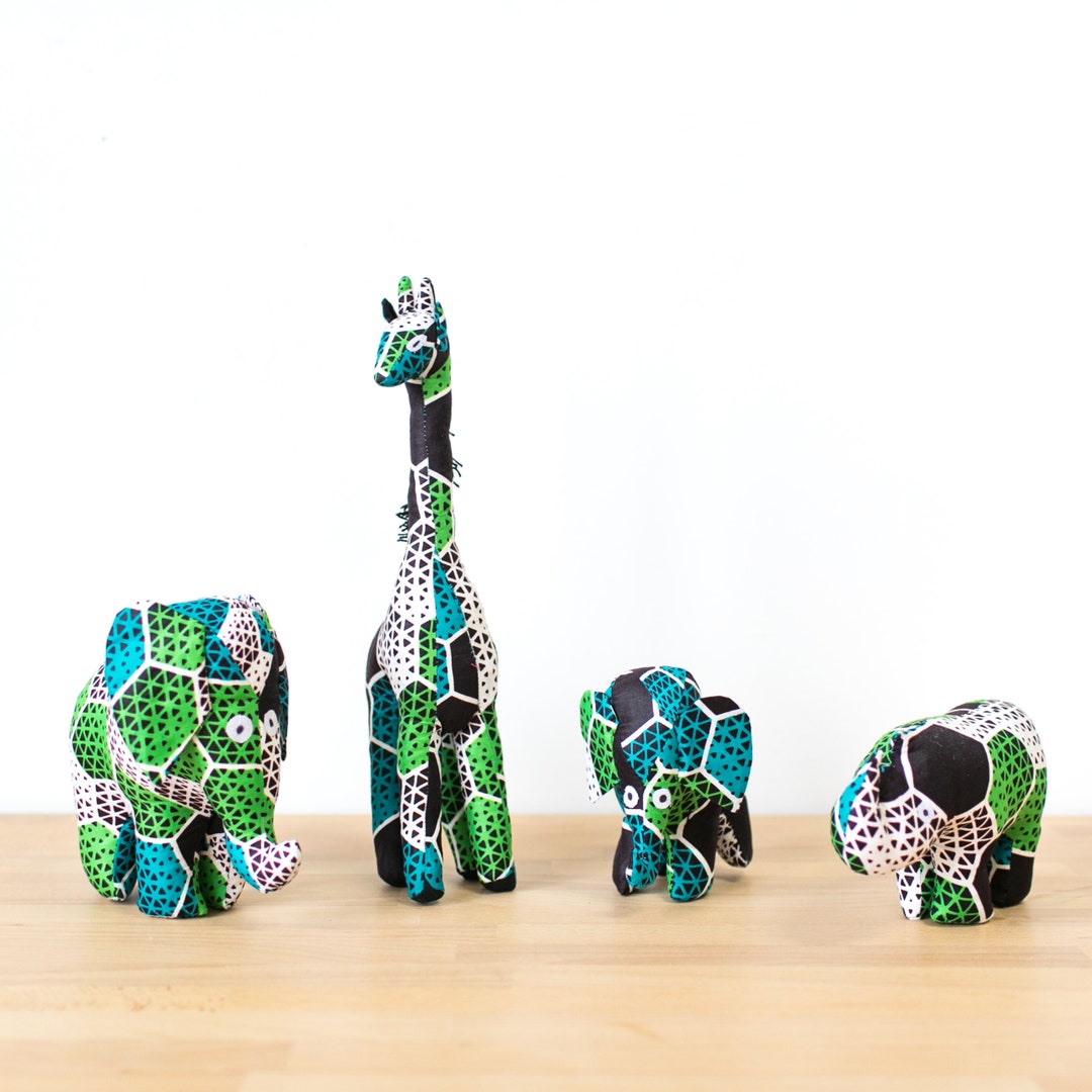 Safari Animals: Hexagon - Etsy