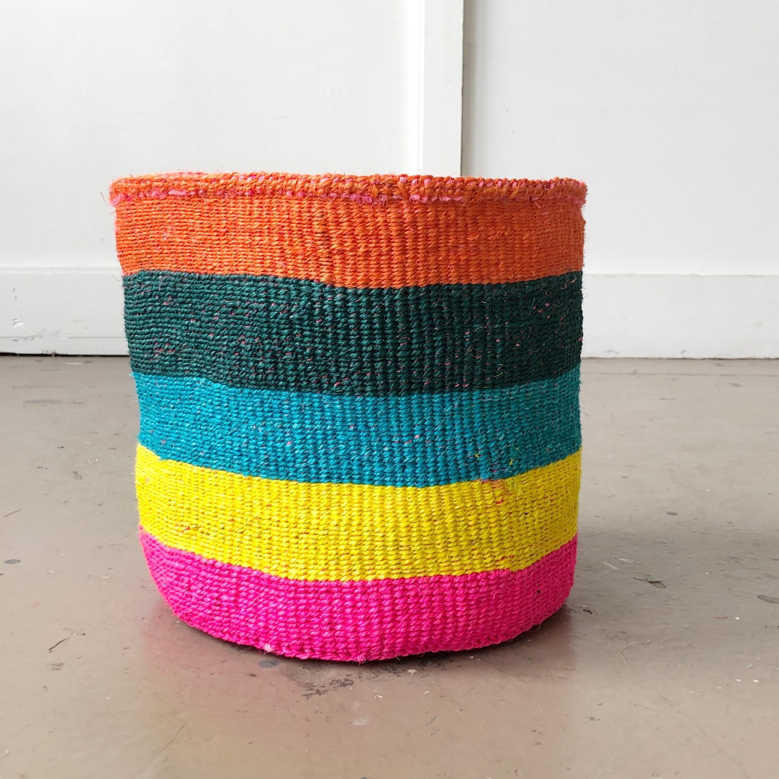 African Storage Plant Basket // Kenya Kiondo Basket // Woven Sisal ...