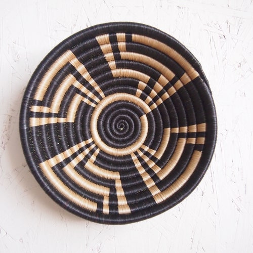 Small African Basket Tanga // Rwanda Basket // Sisal & - Etsy