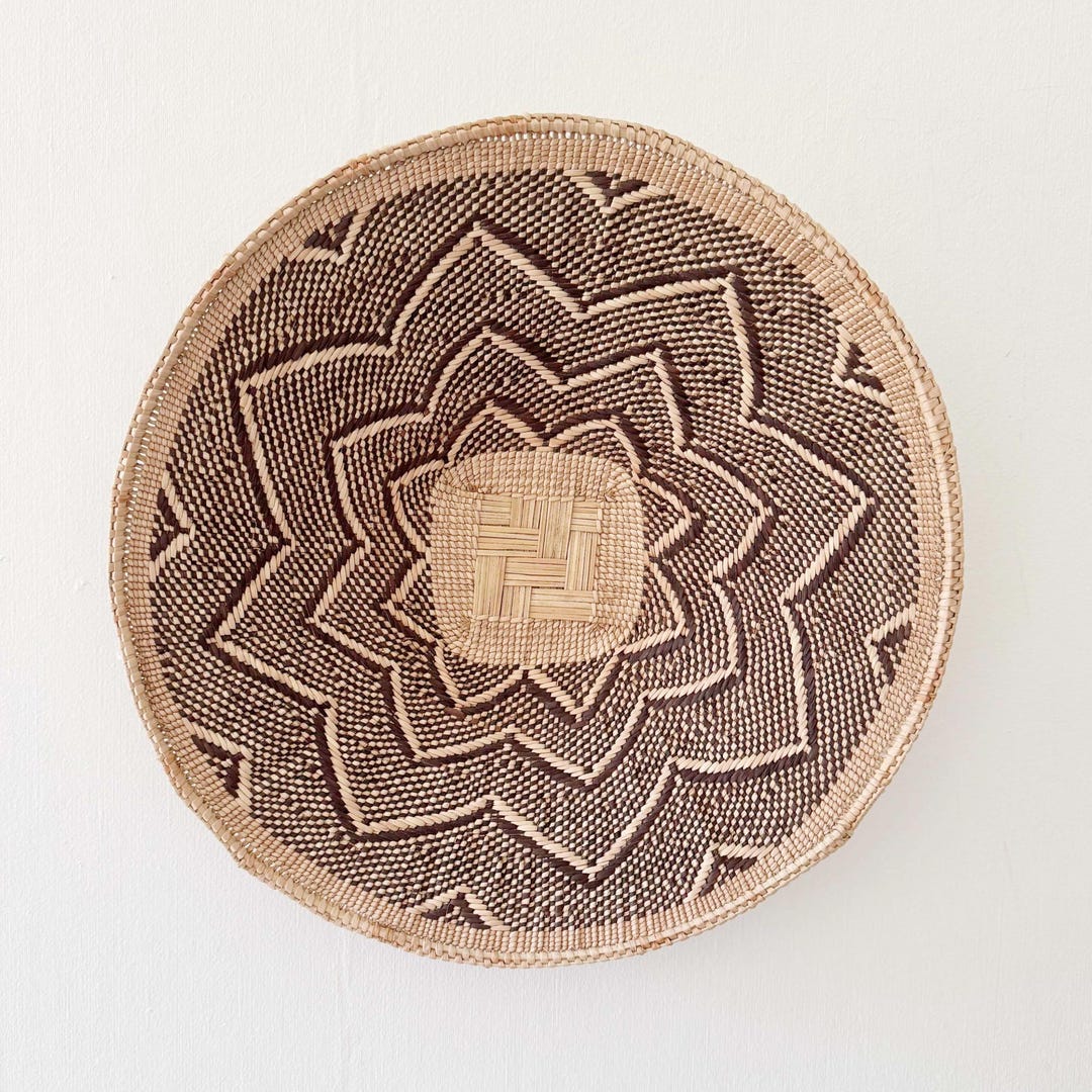 15.5" Hwange Basket // Zimbabwe Wall Binga Basket // #H119 - Etsy
