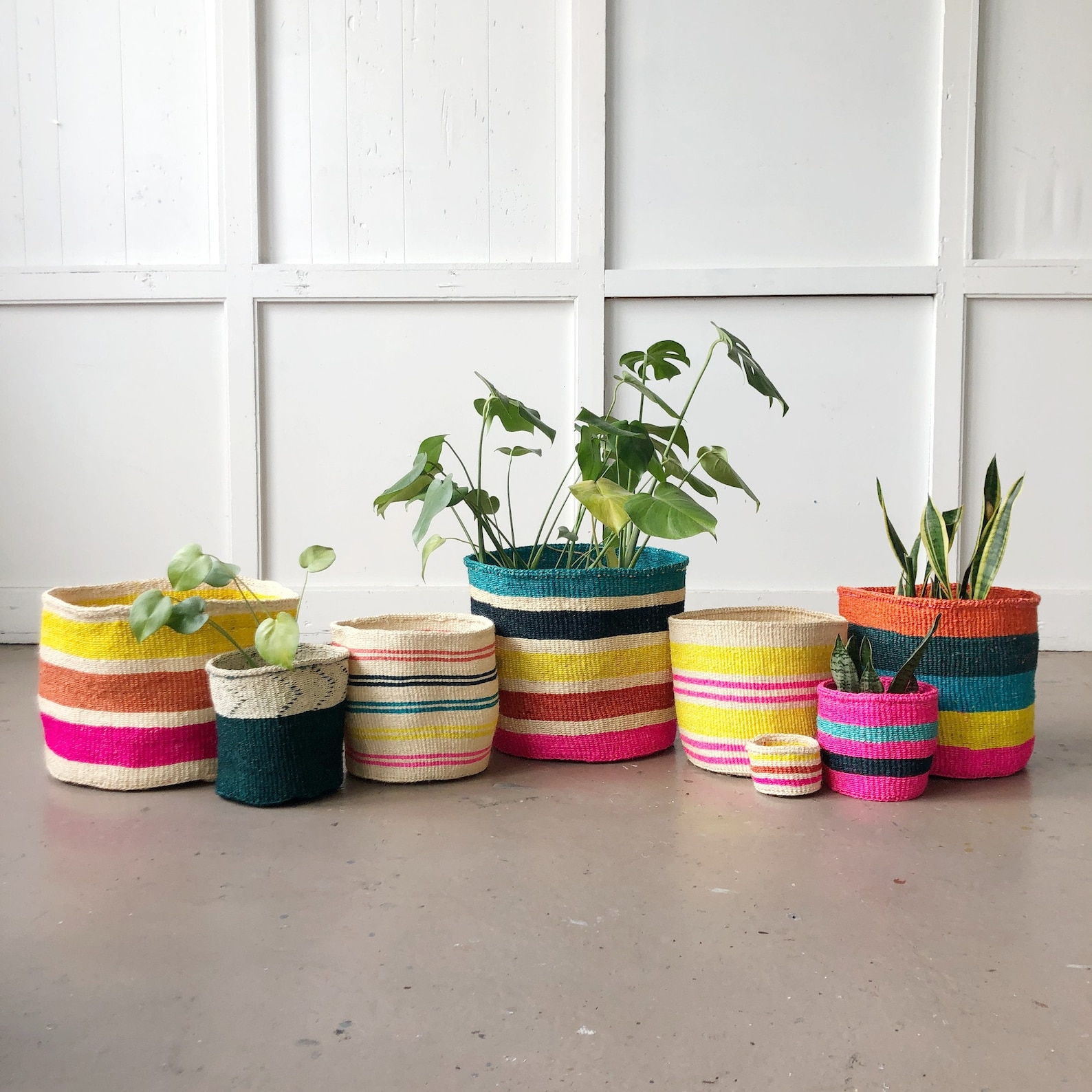 African Storage Plant Basket // Kenya Kiondo Basket // Woven Sisal ...