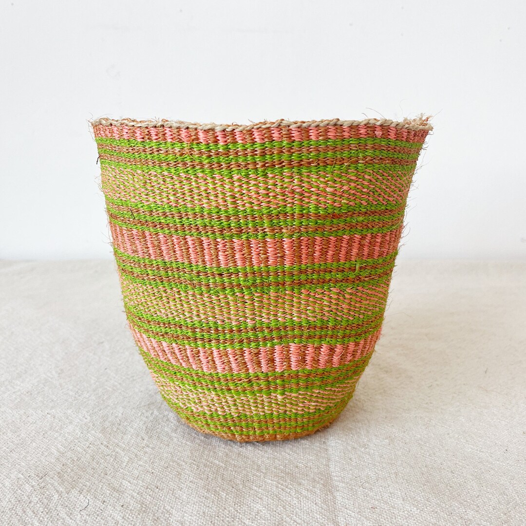 8.5 Medium African Storage Basket // Traditional Fine - Etsy