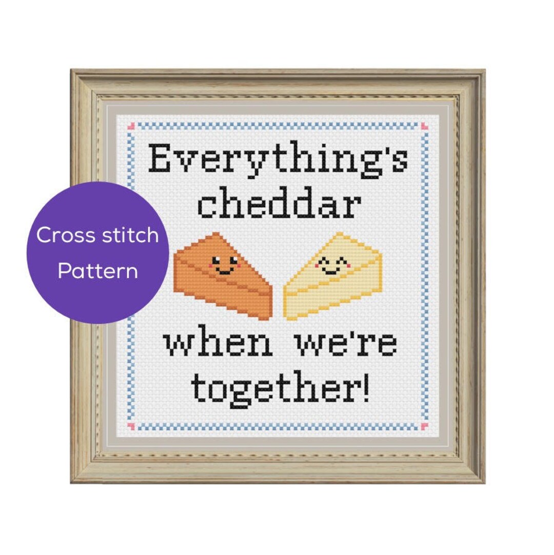 Better Cheddar Cross Stitch Pattern - Etsy