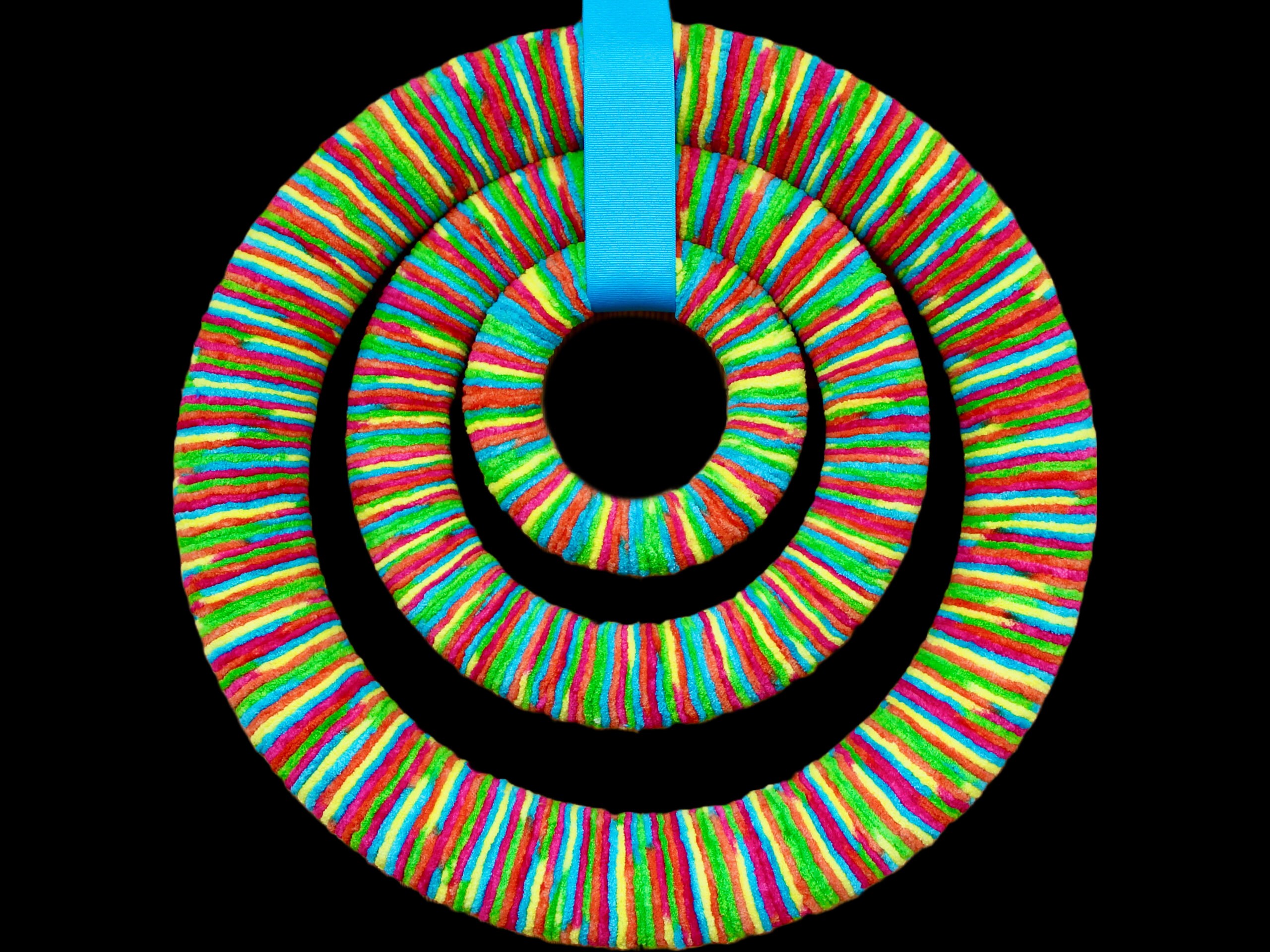 Neon Colors Christmas Wreaths - Etsy