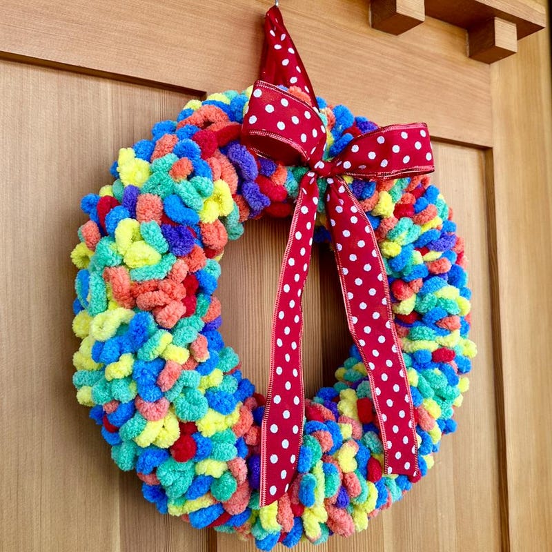 Loop Yarn Wreaths - Etsy