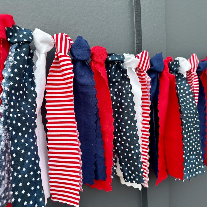 4th of July Bunting - Etsy