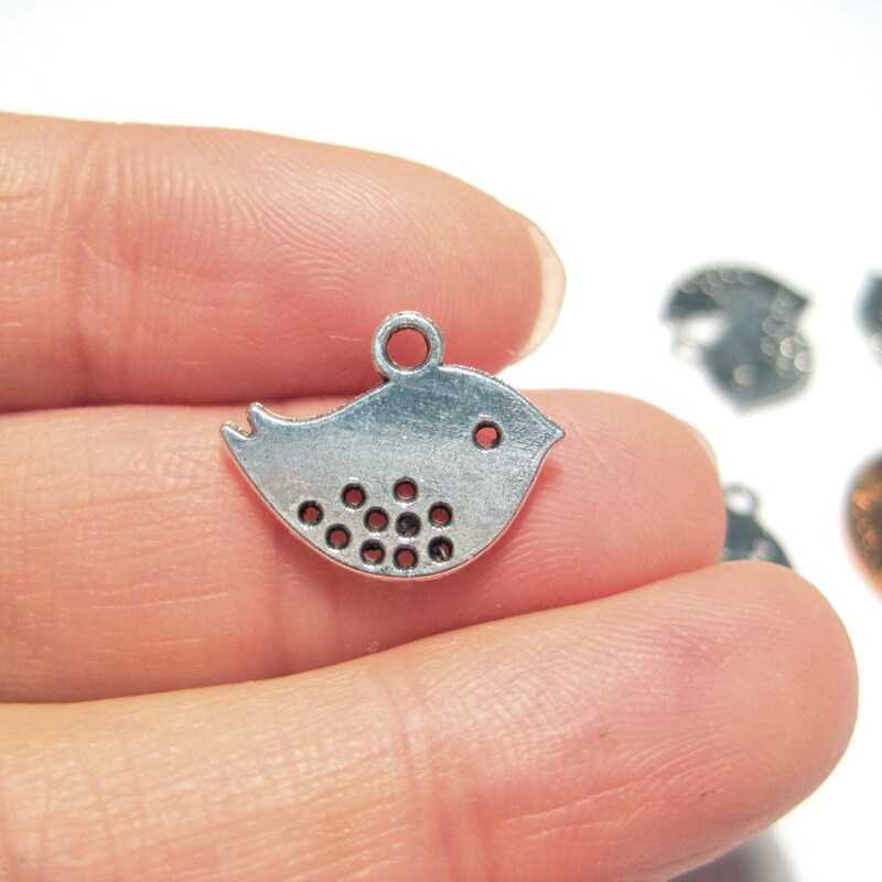 Bird Charm - Etsy