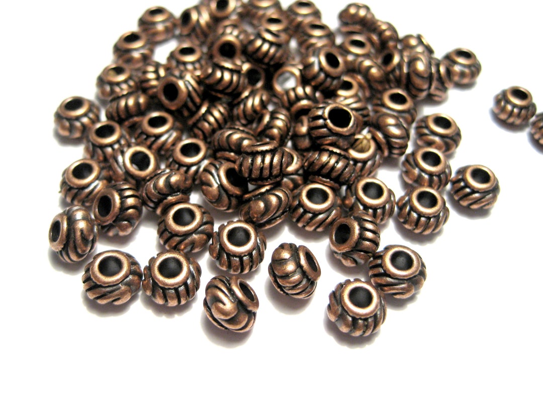50pcs of Antique Copper Lantern Spacer Beads 6mmx4mm(no. CPSP642) - Etsy
