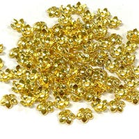 20PCS 14k Gold Filled Flower Bead Caps, 8mm Filigree Flower Bead Caps ...