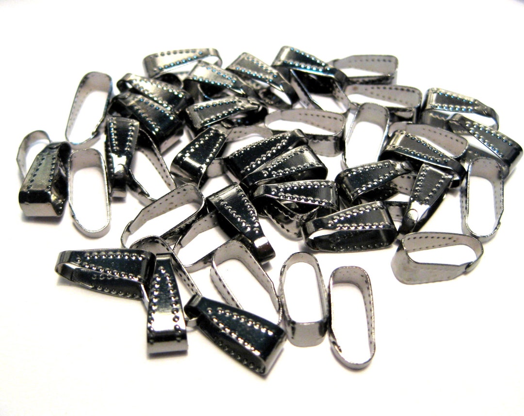 30pcs of Gunmetal Plated Pinch Clip Bails Snap on Bails(no. ACB1049) - Etsy