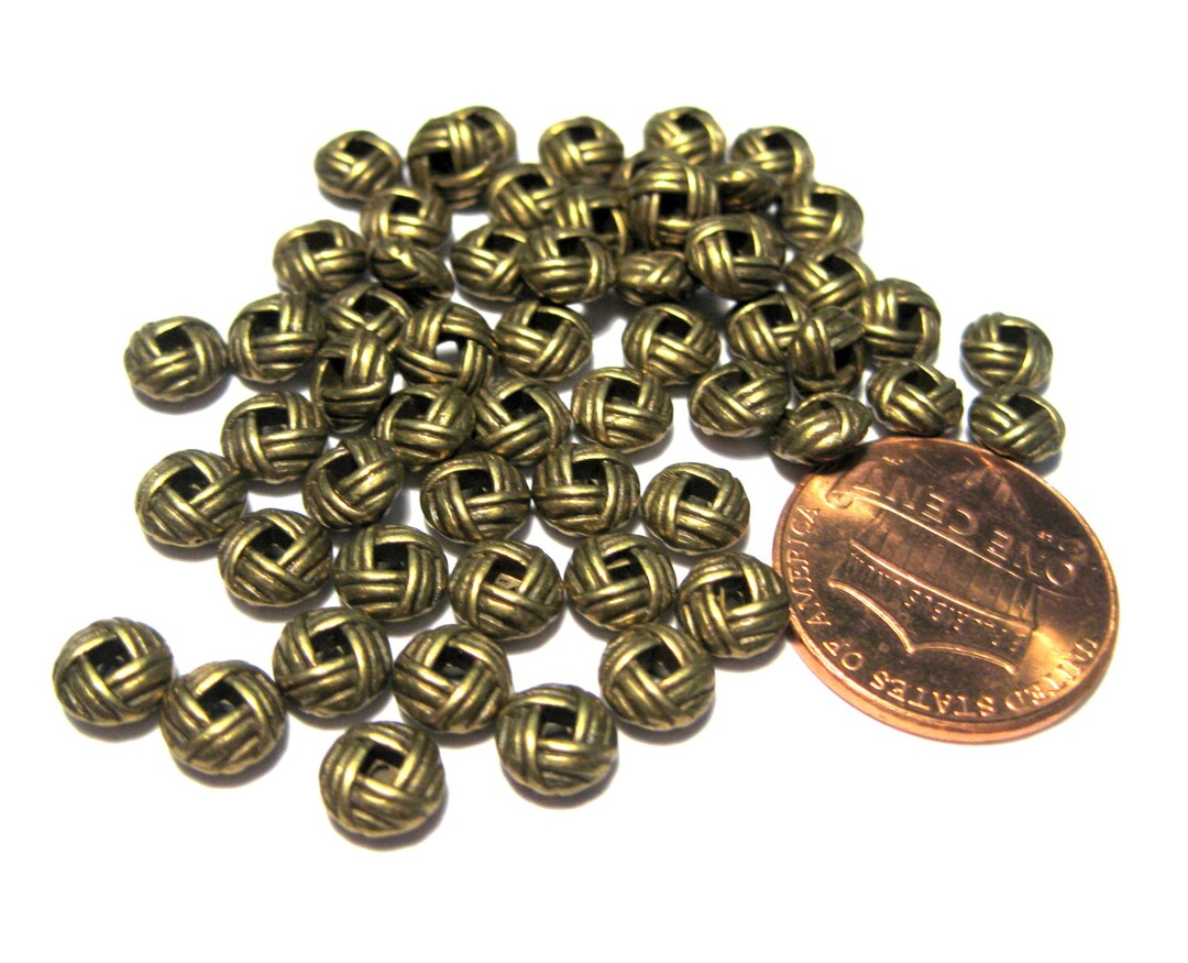 100pcs of Antique Bronze Spacer Metal Beads 6x3mm(no. BSP2114) - Etsy