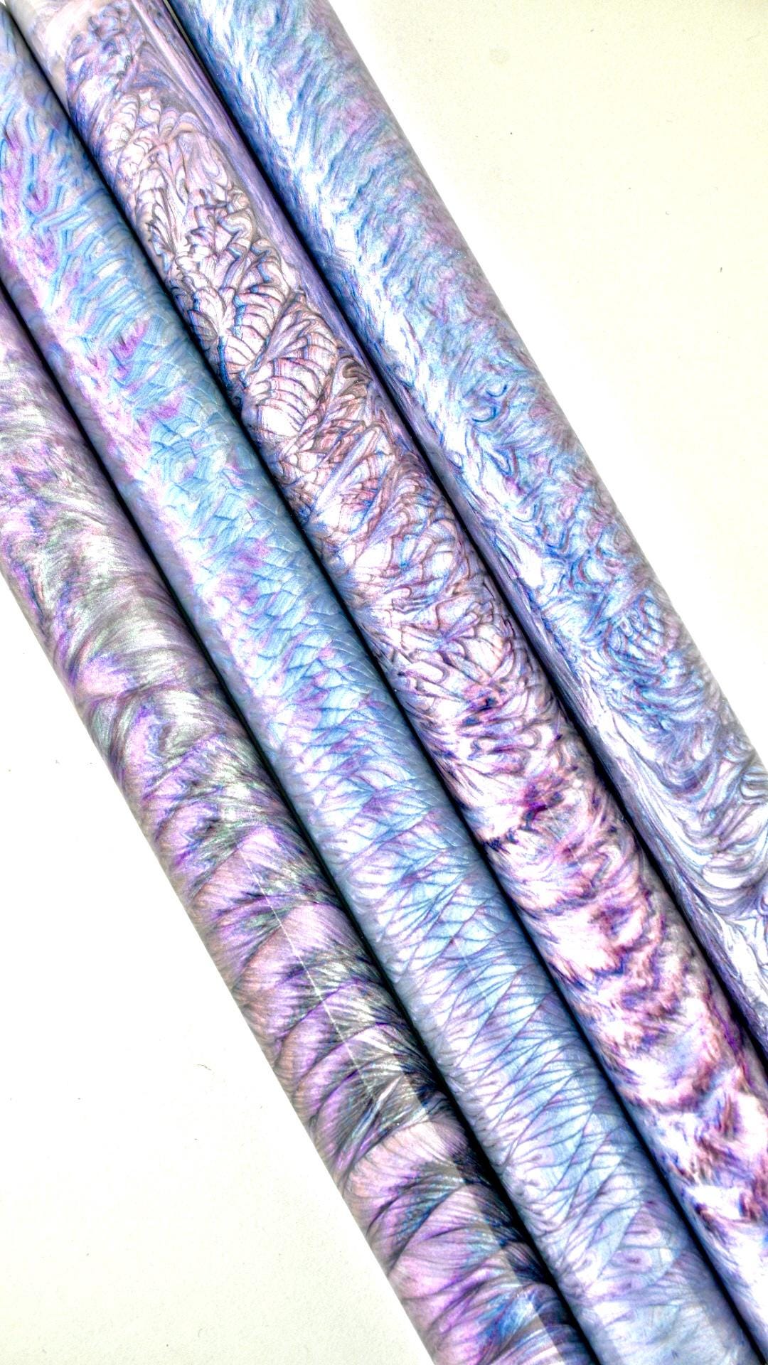 Twisted Abalone, Custom Bespoke Pen Blanks, High Pressure Cured With ...