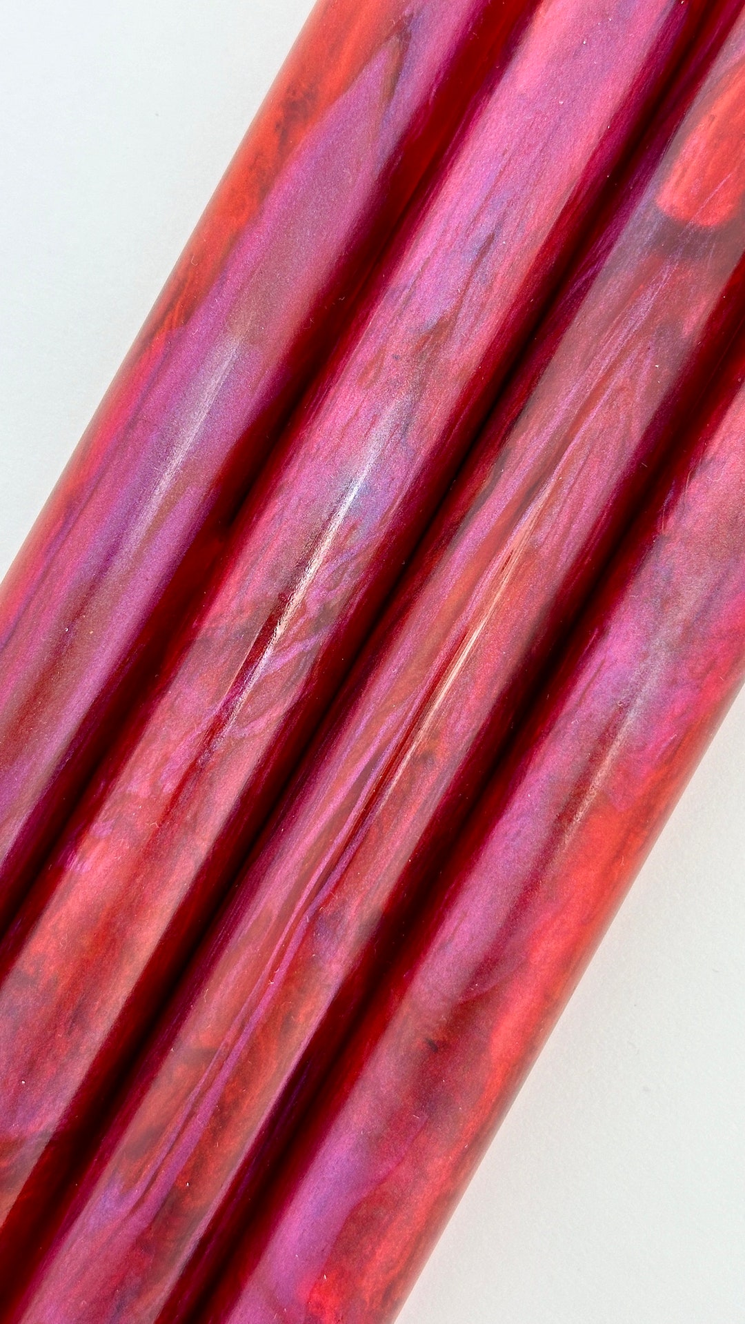 NGC-604 Nebula Pen Blank: Ruby Red Alumilite Resin - Etsy