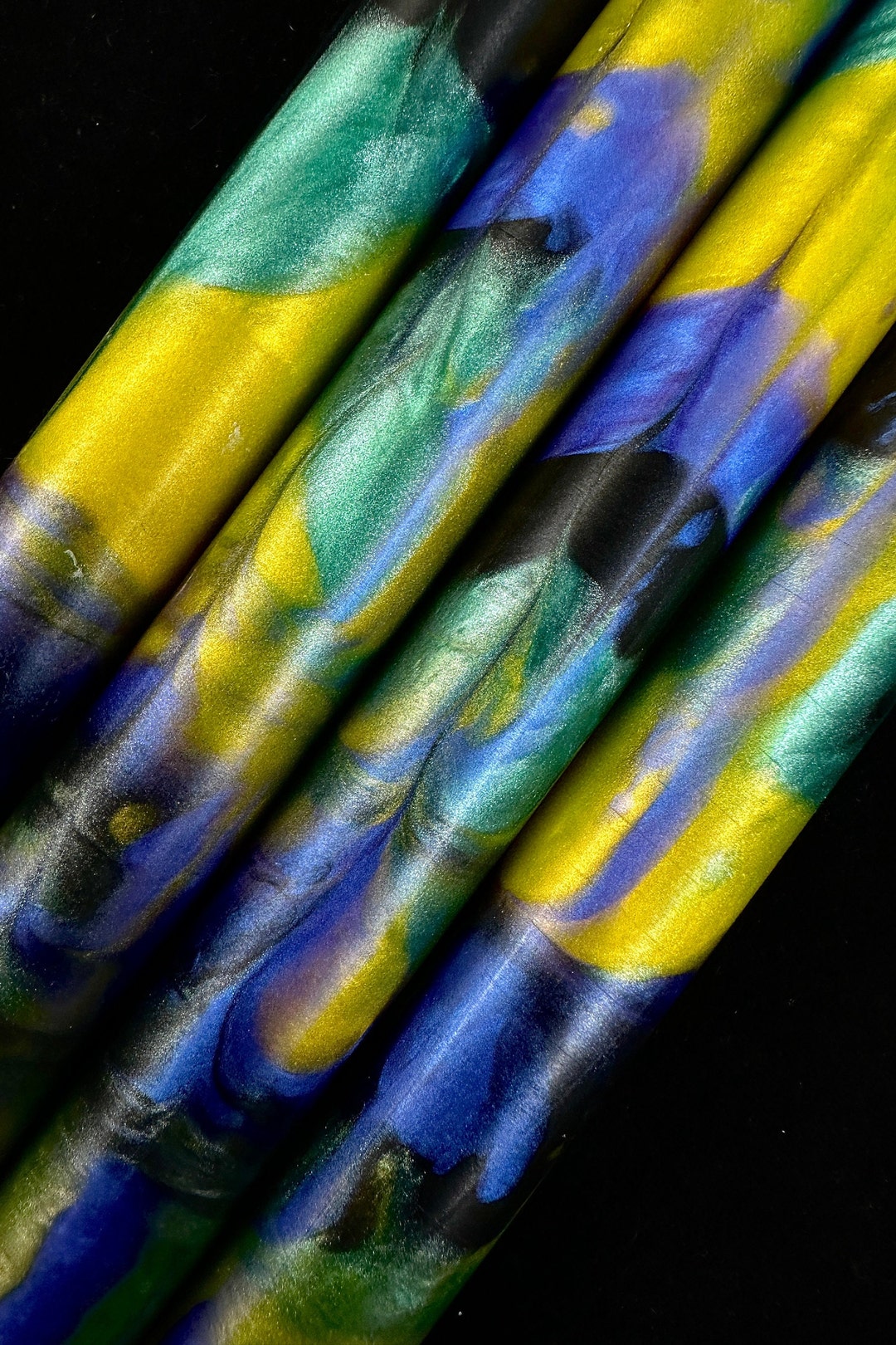 Mardi Gras, Custom Bespoke Pen Blanks, High Pressure Cured With ...