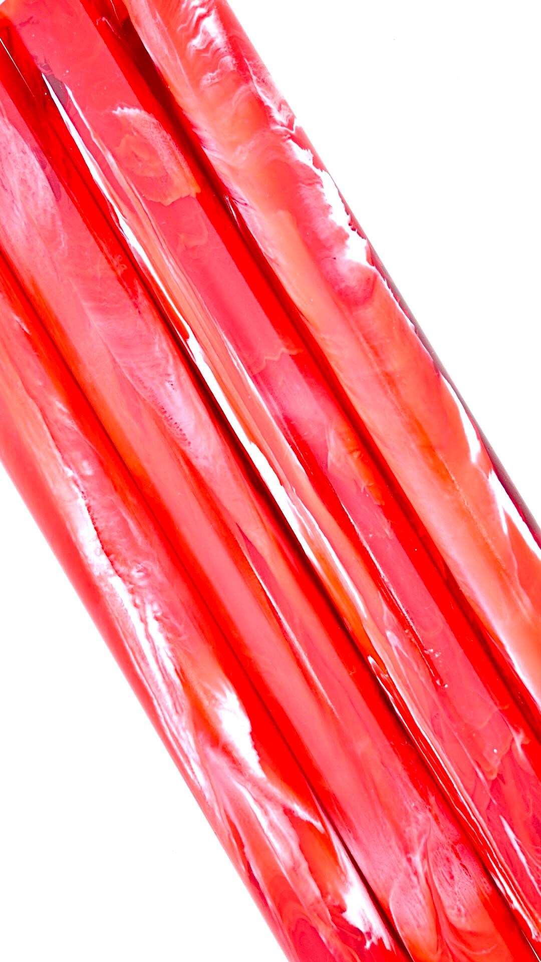 Diver Down Alumilite Resin Maker Blank: Red & White Bespoke Rod - Etsy