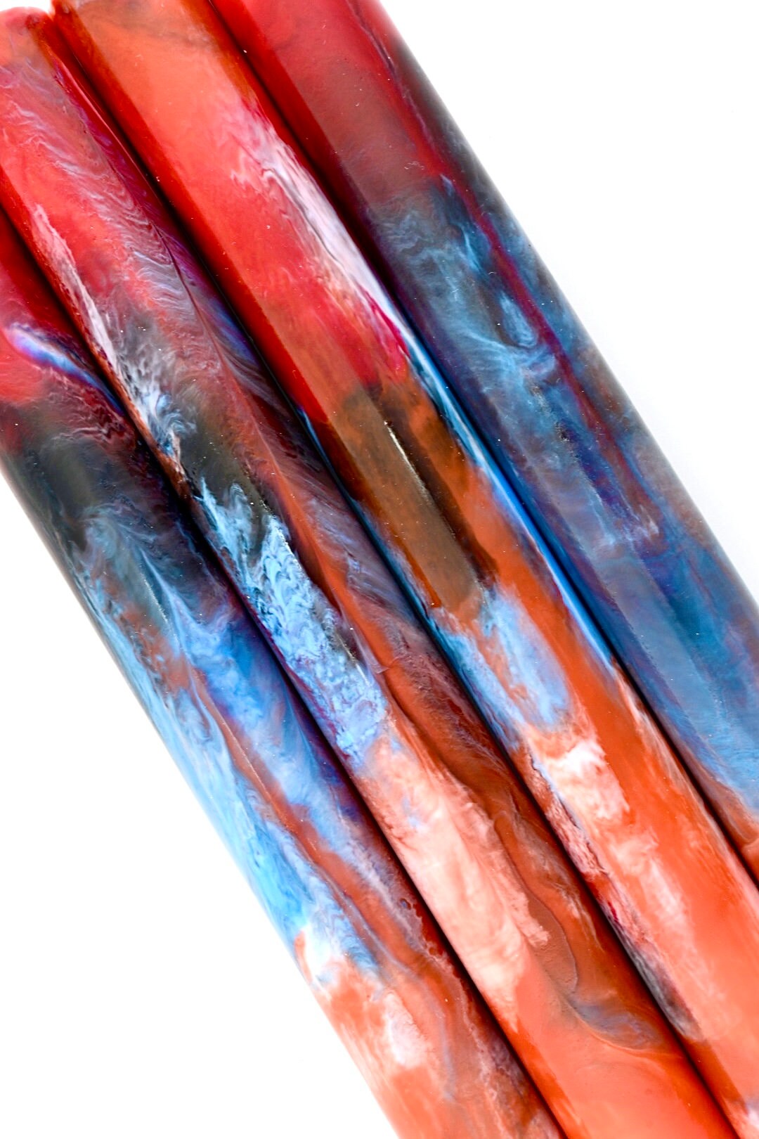 Phoenix Rising, Custom Bespoke Pen Blanks, High Pressure Cured With ...