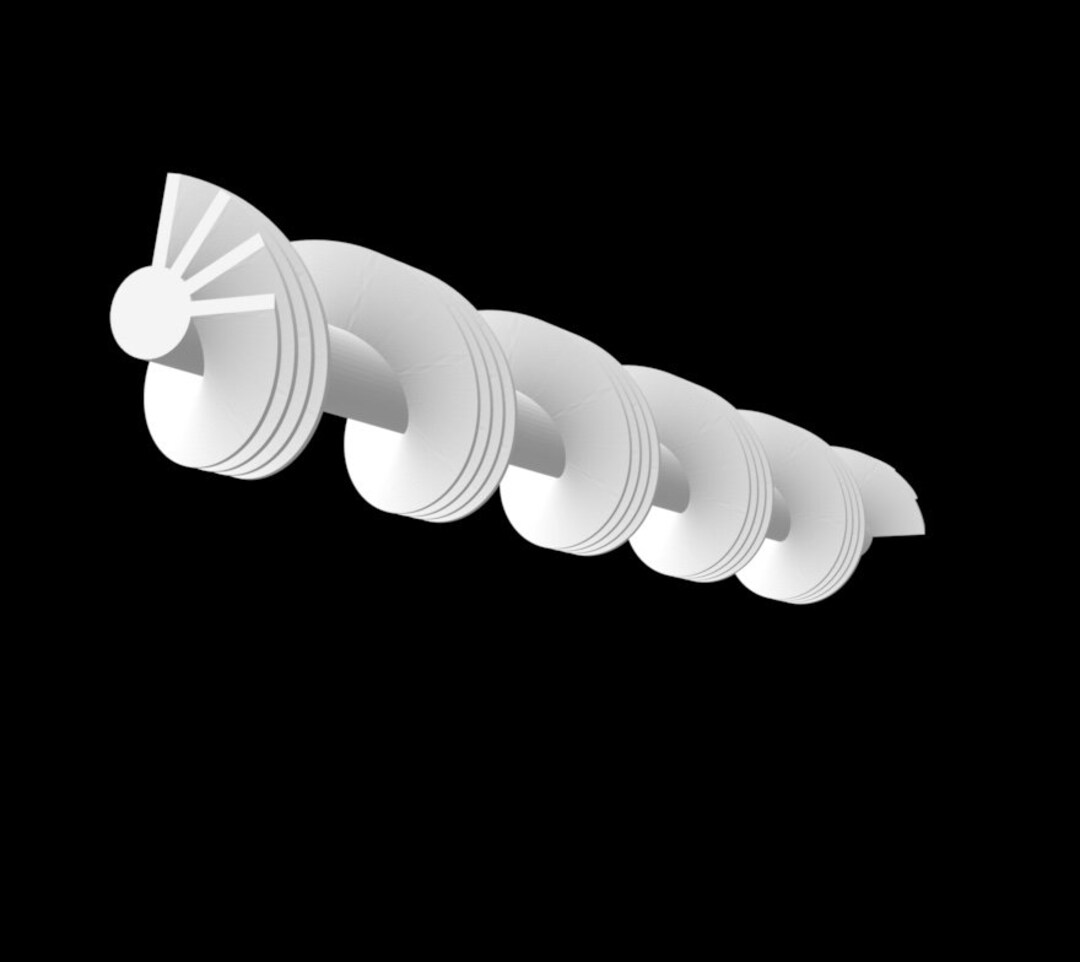 Digital Download: 'quad Helix, 5 Wrap' .stl Resin 3D Printer Files ...