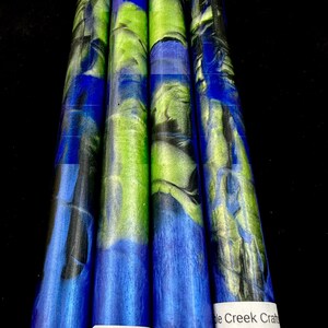 Joker/hulk Custom Bespoke Pen Blanks, High Pressure Cured With ...