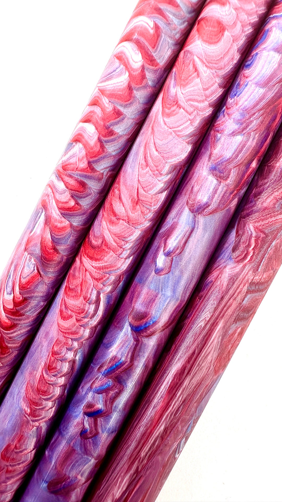 Rocket's Red Glare Pen Blank: Alumilite Resin, Custom Fountain Pens - Etsy