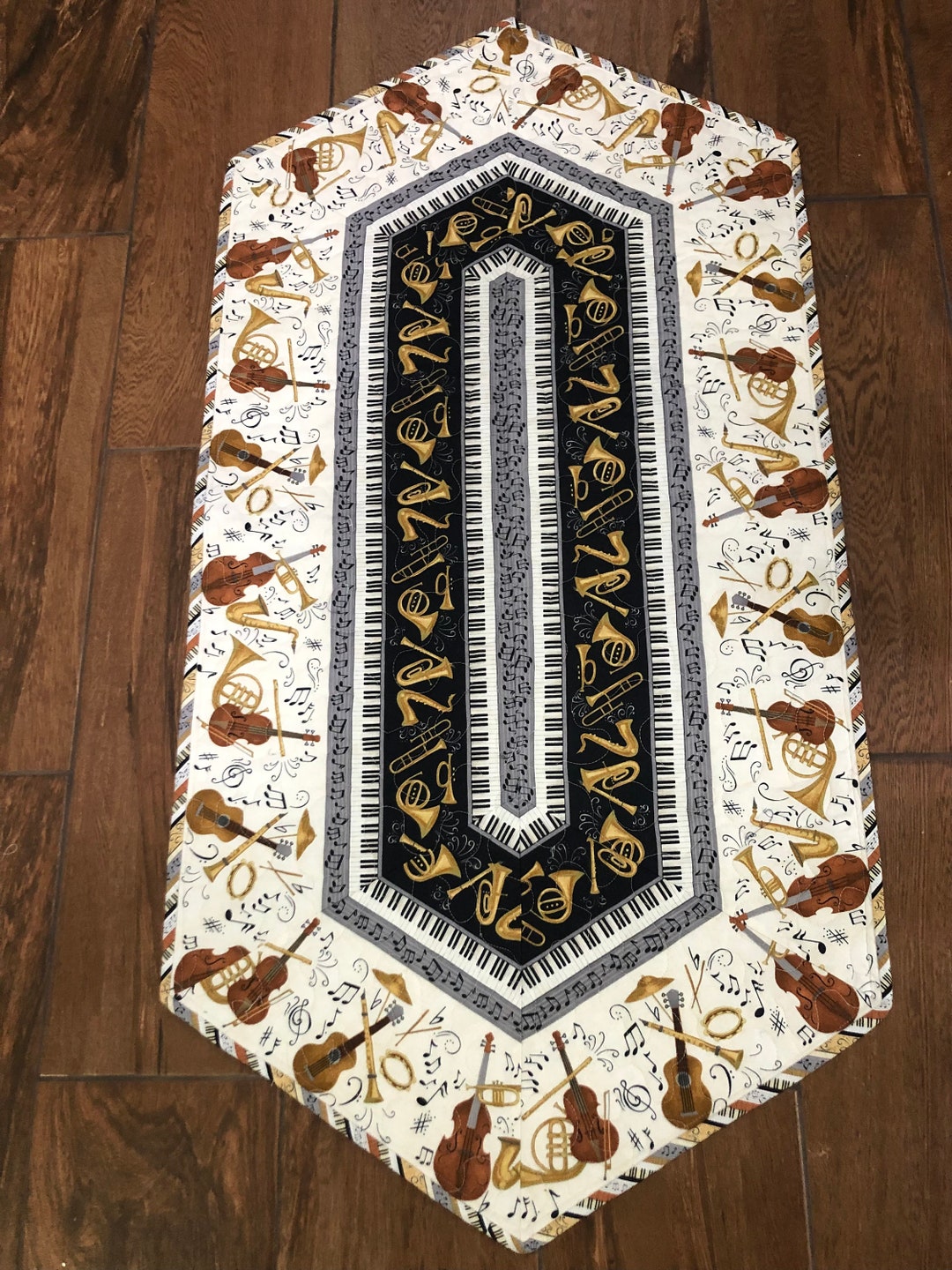 Musically Instruments Table Runner - Etsy