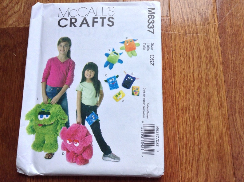 Mccall's Craft Pattern M6337 Backpack New Uncut - Etsy
