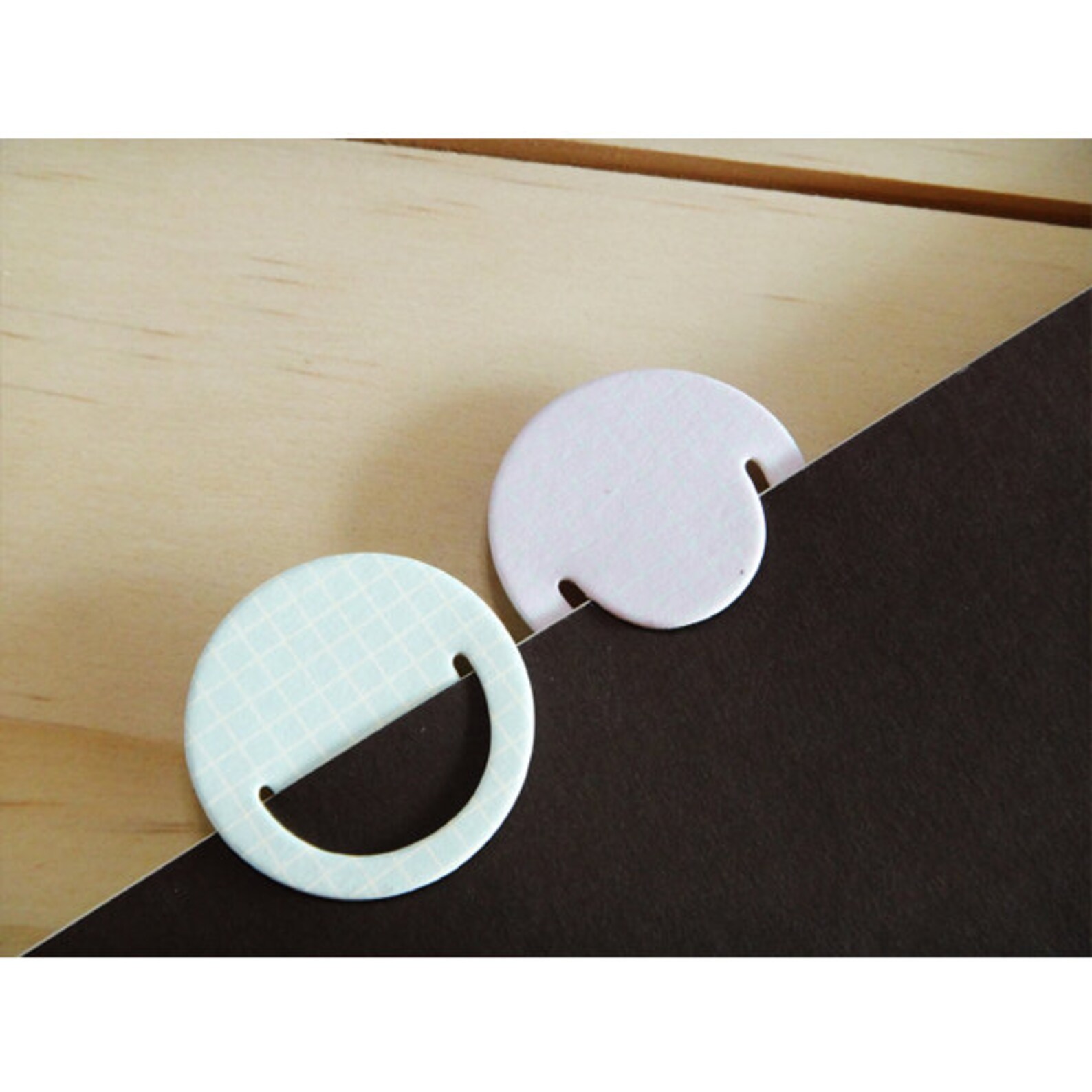 Paper Index Clip / Bookmark Smile -round - Etsy