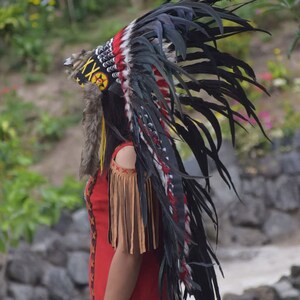 Indian Wolf Headdress Headpiece, Crown Birthday Woman Gift, Maternity ...