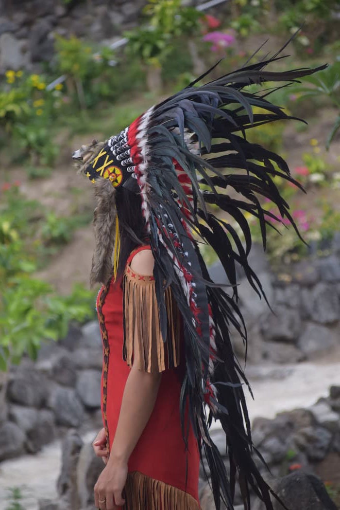 Indian Wolf Headdress Headpiece Crown Birthday Woman Gift - Etsy